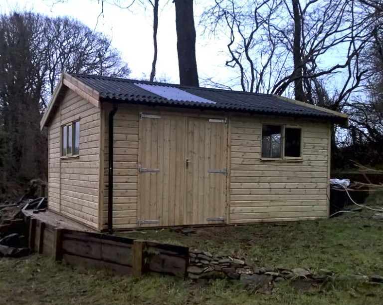Wooden Workshops for Sale, Timber Workshops UK - Tunstall Garden Buildings
