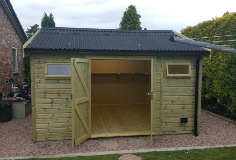 Wooden Workshops for Sale, Timber Workshops UK - Tunstall Garden Buildings