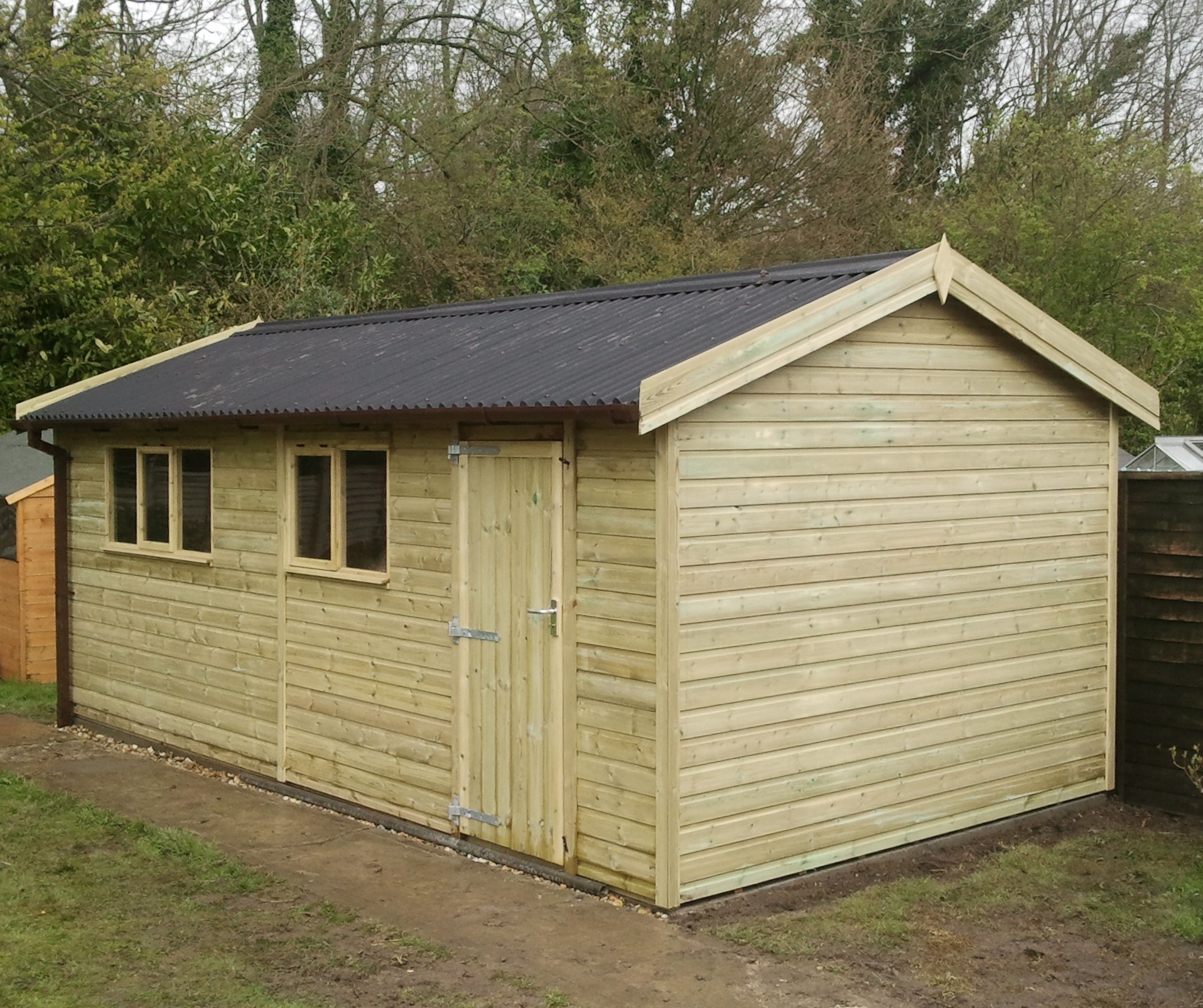 Wooden Workshops for Sale, Timber Workshops UK - Tunstall Garden Buildings