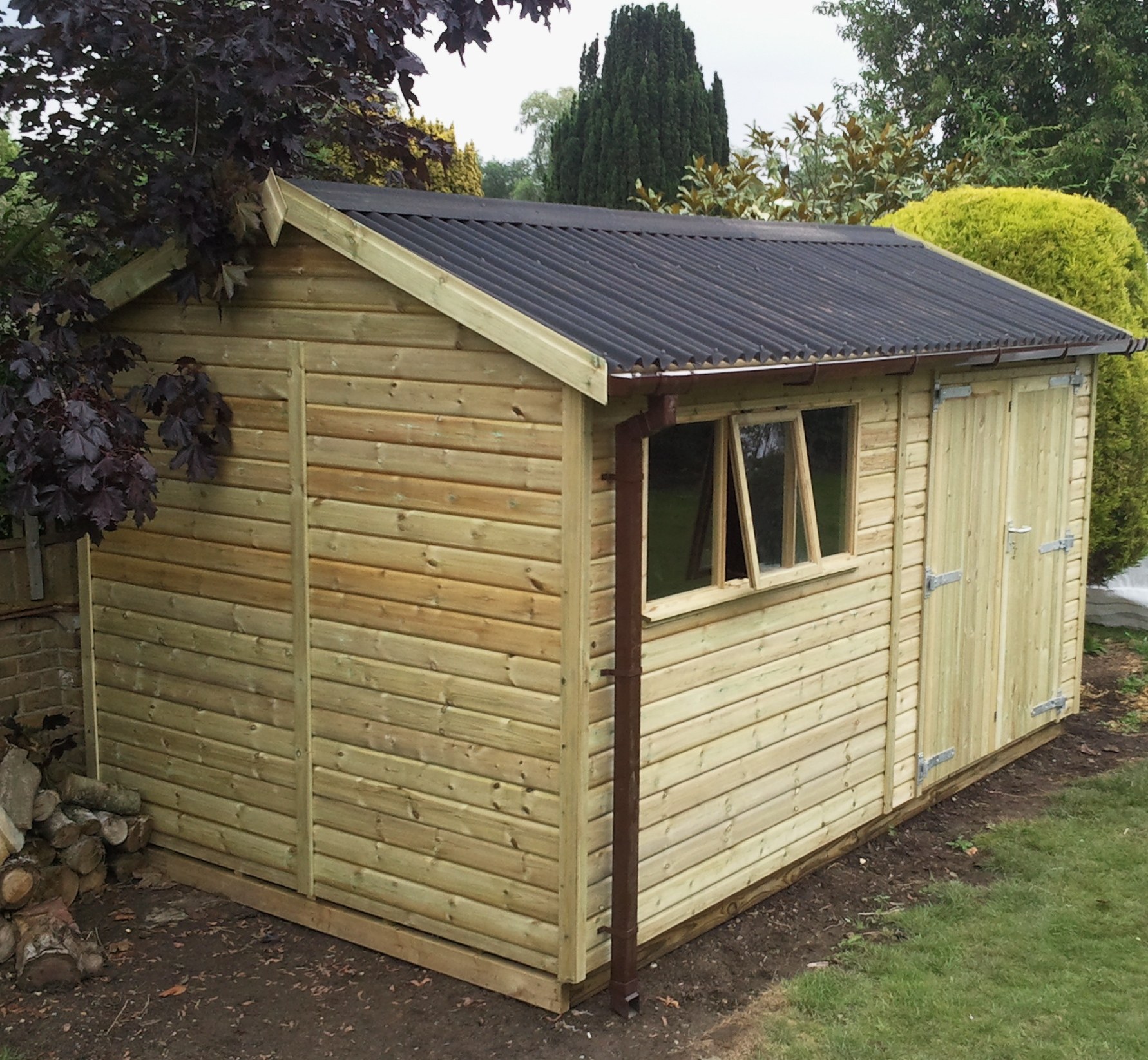 Wooden Workshops for Sale, Timber Workshops UK - Tunstall Garden Buildings